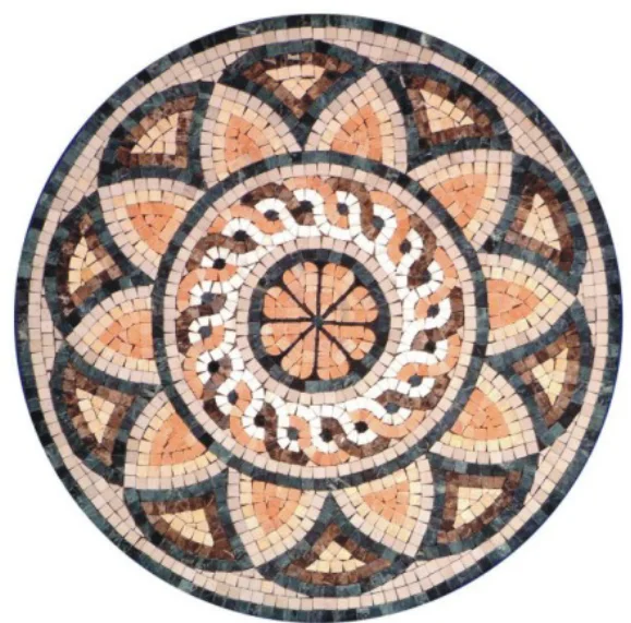 Pns112 Mosaic Floor Tile With Pattern/ Mosaic Sun Patterns - Buy Floor ...