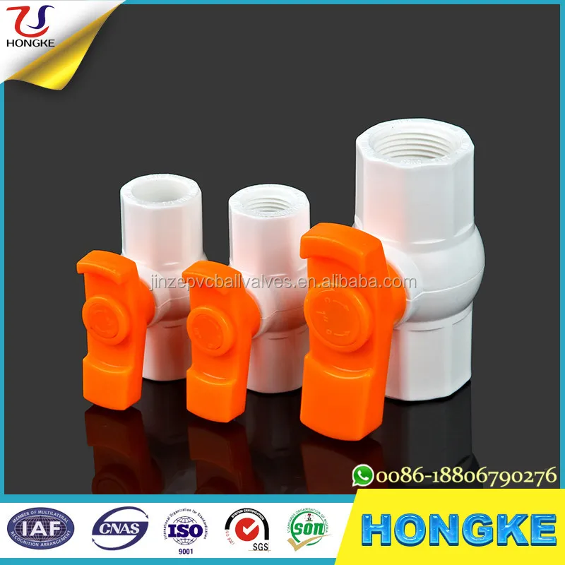 Pvc Orange Handle Octagonal Water Supply One Way Valve - Buy One Way ...