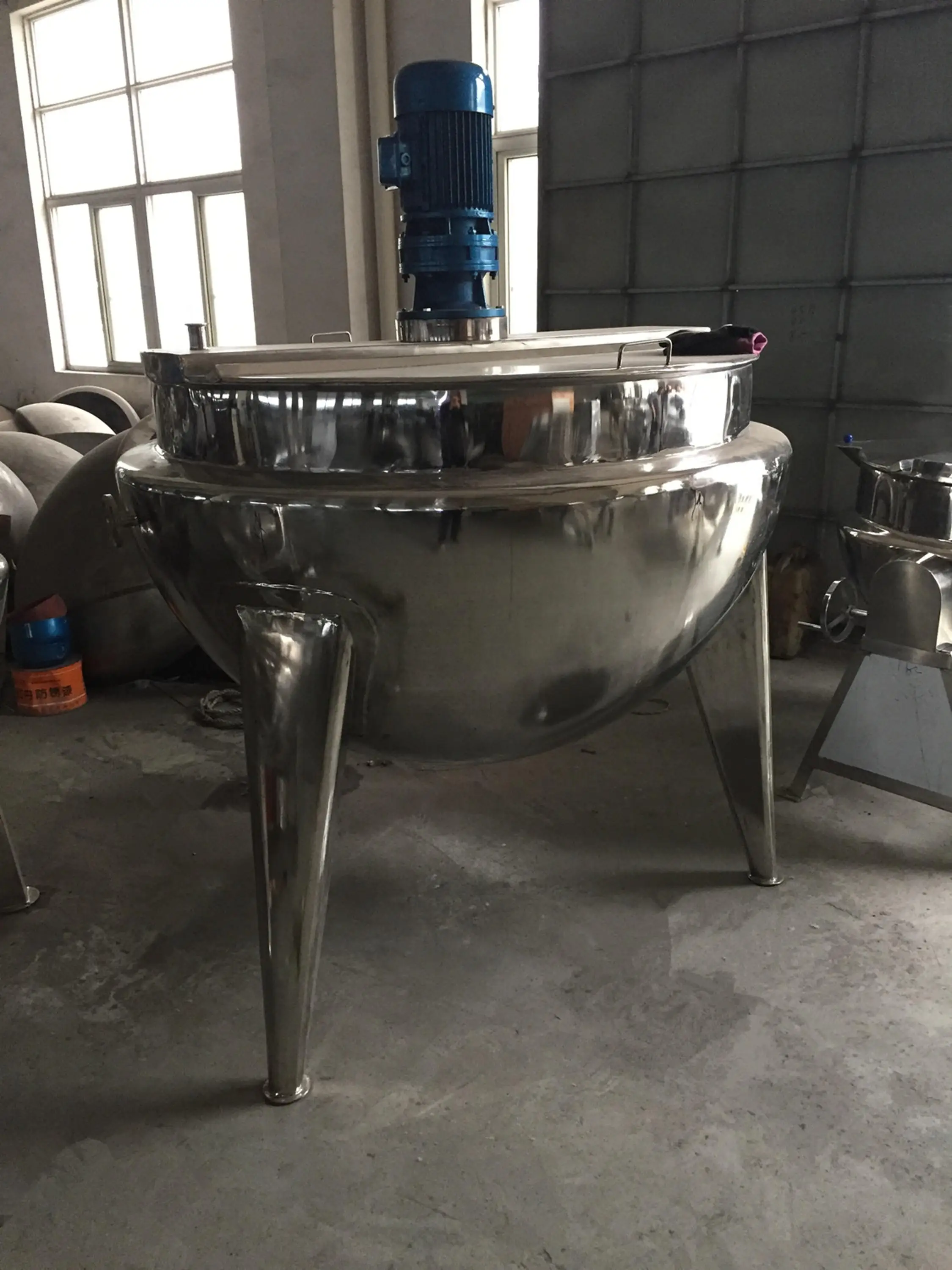Tilting Jacketed Kettle Jacketed Cooking Pot Steam Tiltable Kettle ...