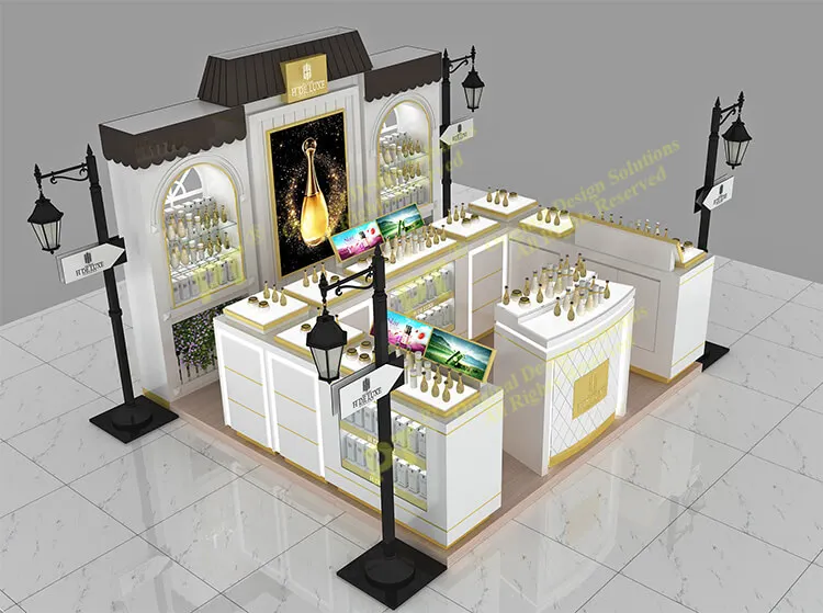Fragrance Oil Perfume Shop Display Showcase With Stand Ideas For Shop ...