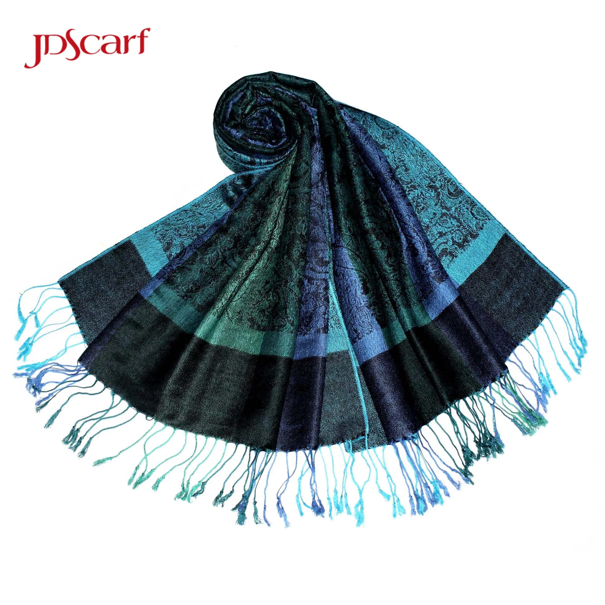 Viscose Silk Pashmina Women Wholesale Lot Of Dupatta Woven Stole ...