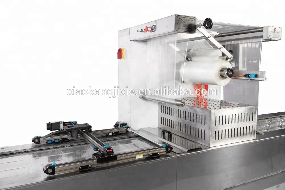 Sausage Packing Dlz-420e Automatic Thermoforming Vacuum Packaging ...