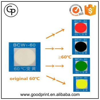 Customized Temperature Heat/cold Sensitive Color Changing Sticker - Buy ...