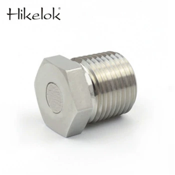 Hikelok 316 Stainless Steel Pipe Plug And Hollow Hex Plugs Male Npt Thread Brass Alloy 1/16 In ...
