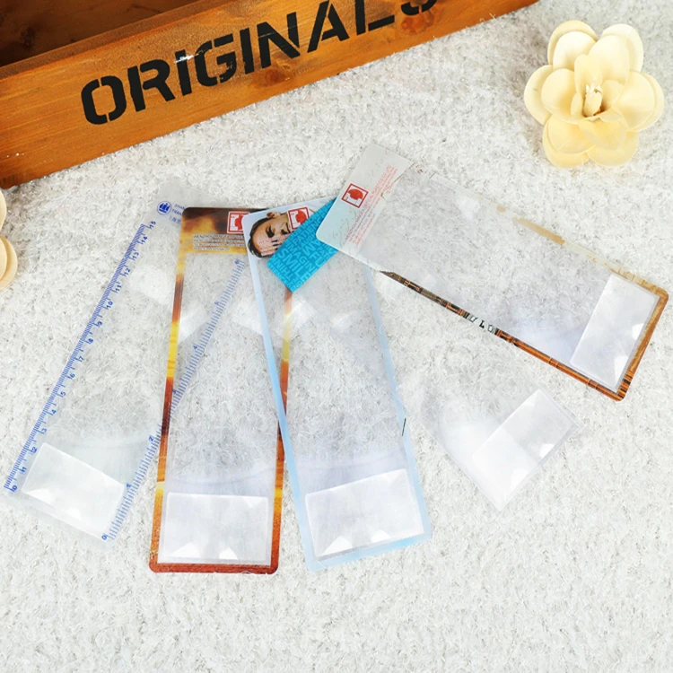 Customized Plastic Magnifier Wallet Size Magnifier Cards Amplifying ...