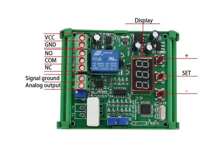 Linear Analog Output Overcurrent Module 50a Hall Effect Sensor