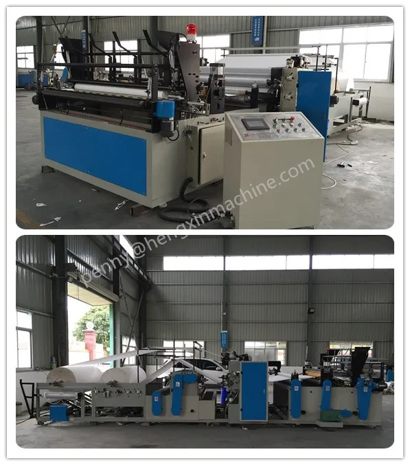 Full Auto Tissue Paper Rolls Machinery Equipment Manufacturing - Buy ...