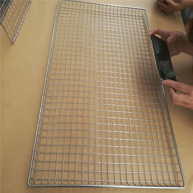 Food Grade Stainless Steel Mesh Serving Tray - Buy Stainless Steel ...