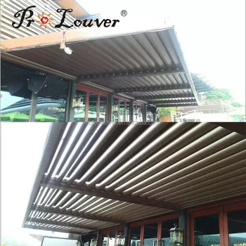 Waterproof,Automatic Aerofoil Louver Canopy - Buy Aluminum Louver ...