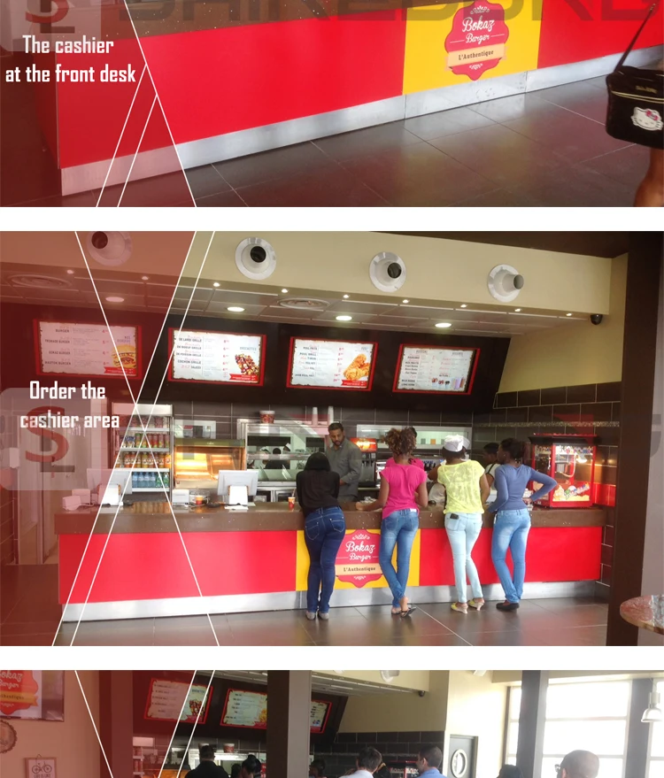 Fast Food Counter Design And Supply /guadeloupe Fast Food Bkb ...