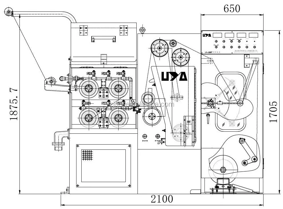 22dt Wire Cable Manufacturing Equipment/drawing Machine - Buy Cable ...