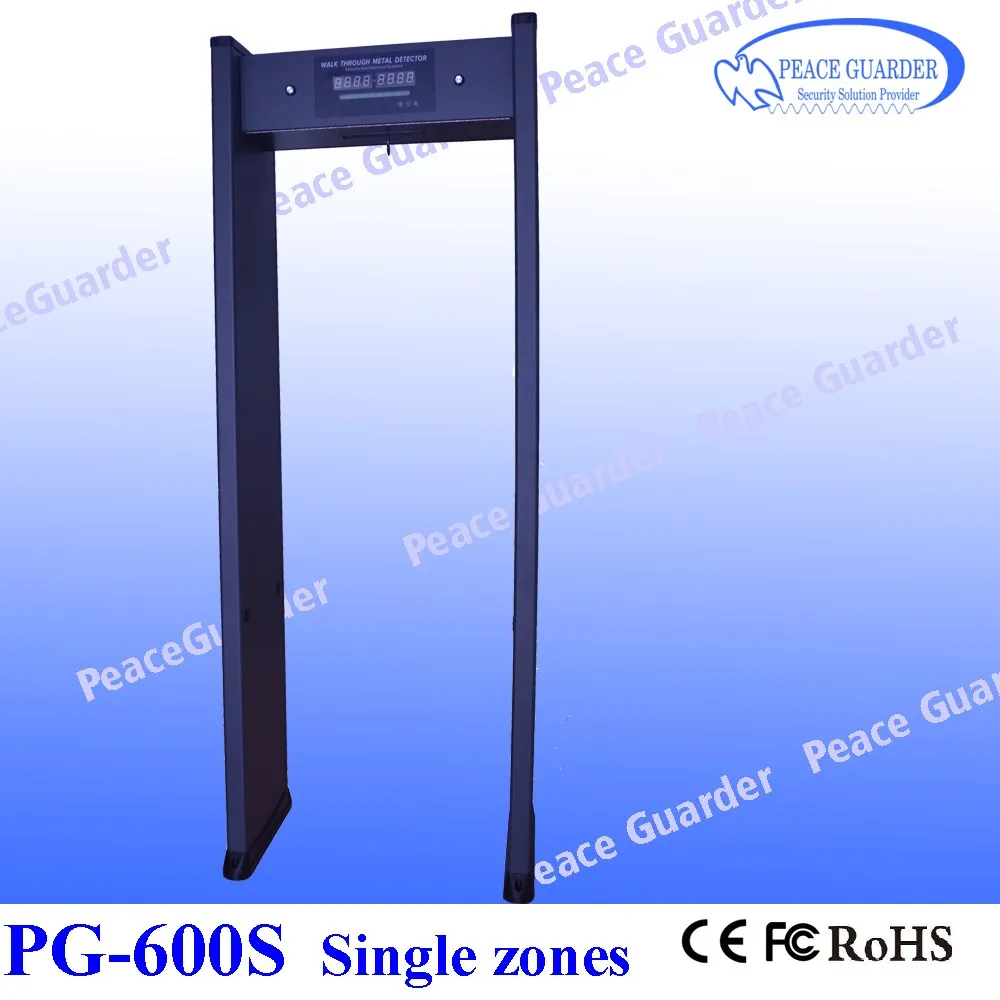 Factory Walk Through Metal Detector Door For Security Inspection Single ...