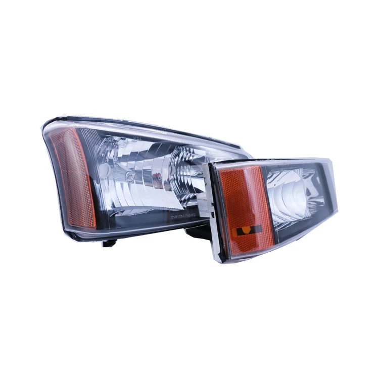 Auto Car Chrome Headlamp Bumper Lamp Set For 2003 2004 2005 2006 ...