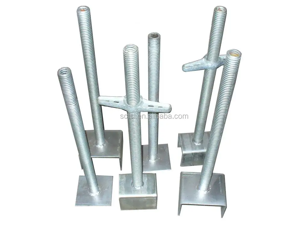 2ton Galvanized U-head Beam Support Scaffold Leveling Jacks - Buy ...