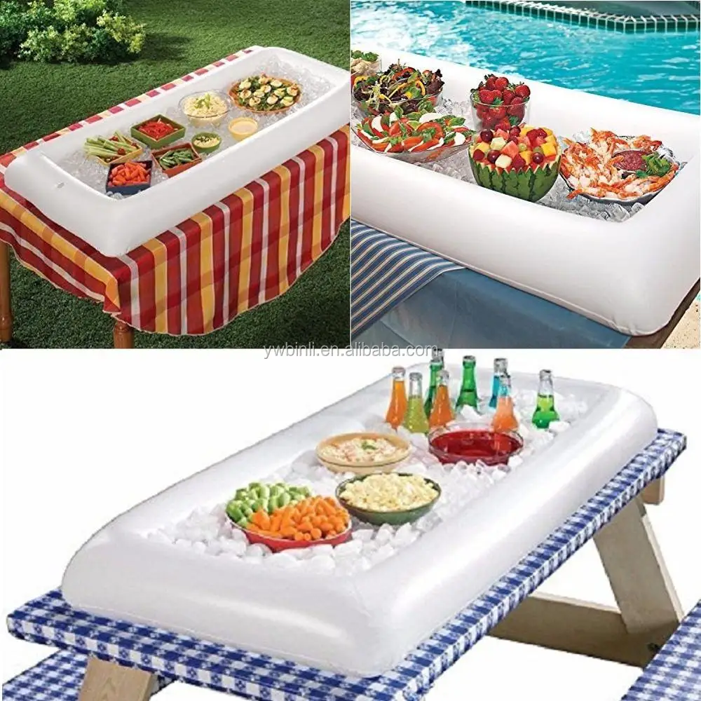 Party Inflatable Buffet Serving Bar Bbq Inflatable Beer /drink Cooler ...