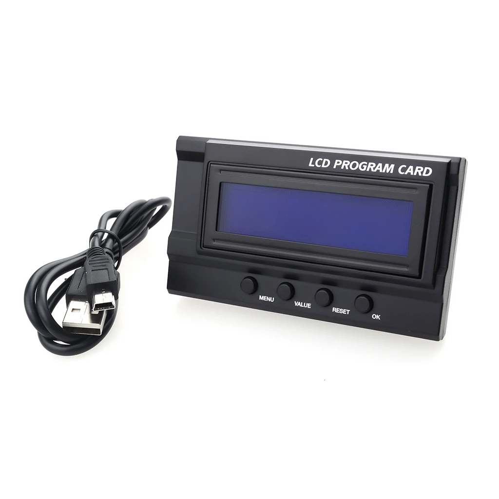 Lcd Program Card 1/10&1/8 Scale Lcd Controller Lcd Program Card For Rc ...