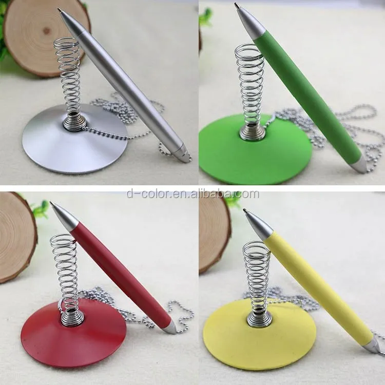 Dc-t2 Stylo De Bureau Avec Chaîne De Printemps Pas Cher Support De ...