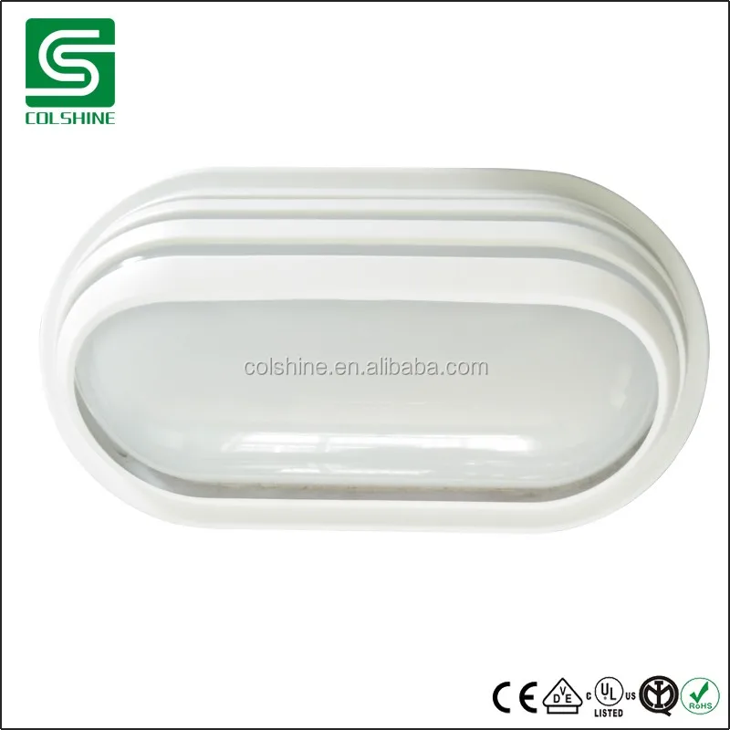 White Oval Plastic Bulkhead Led Lights 5w 8w 10w 15w 20w 25w - Buy ...