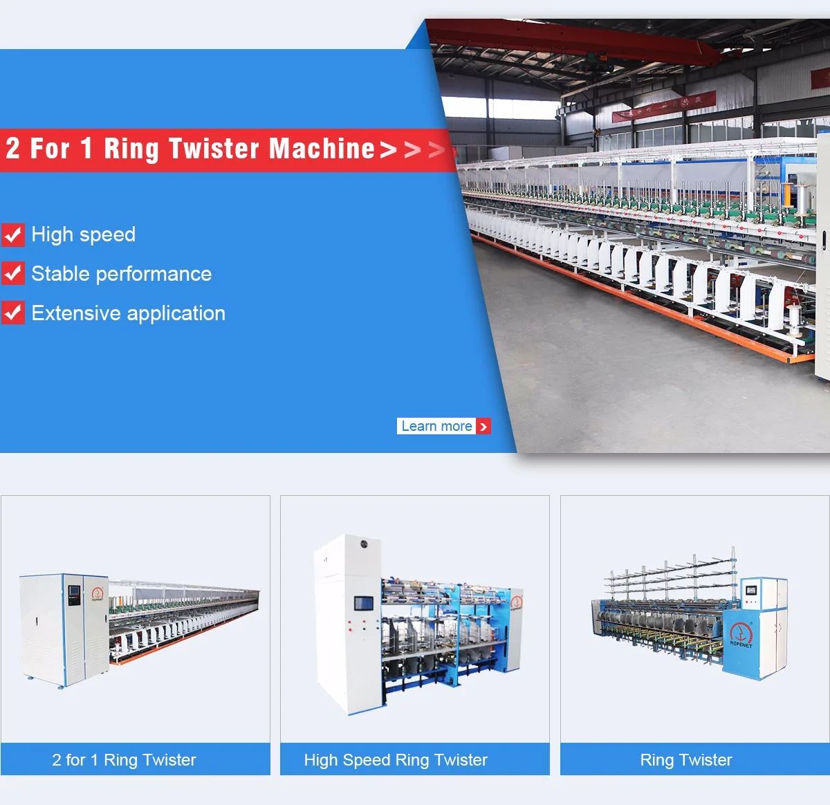 Shandong Rope Net Machinery Co., Ltd. - Extruder Machine, Rope Making ...