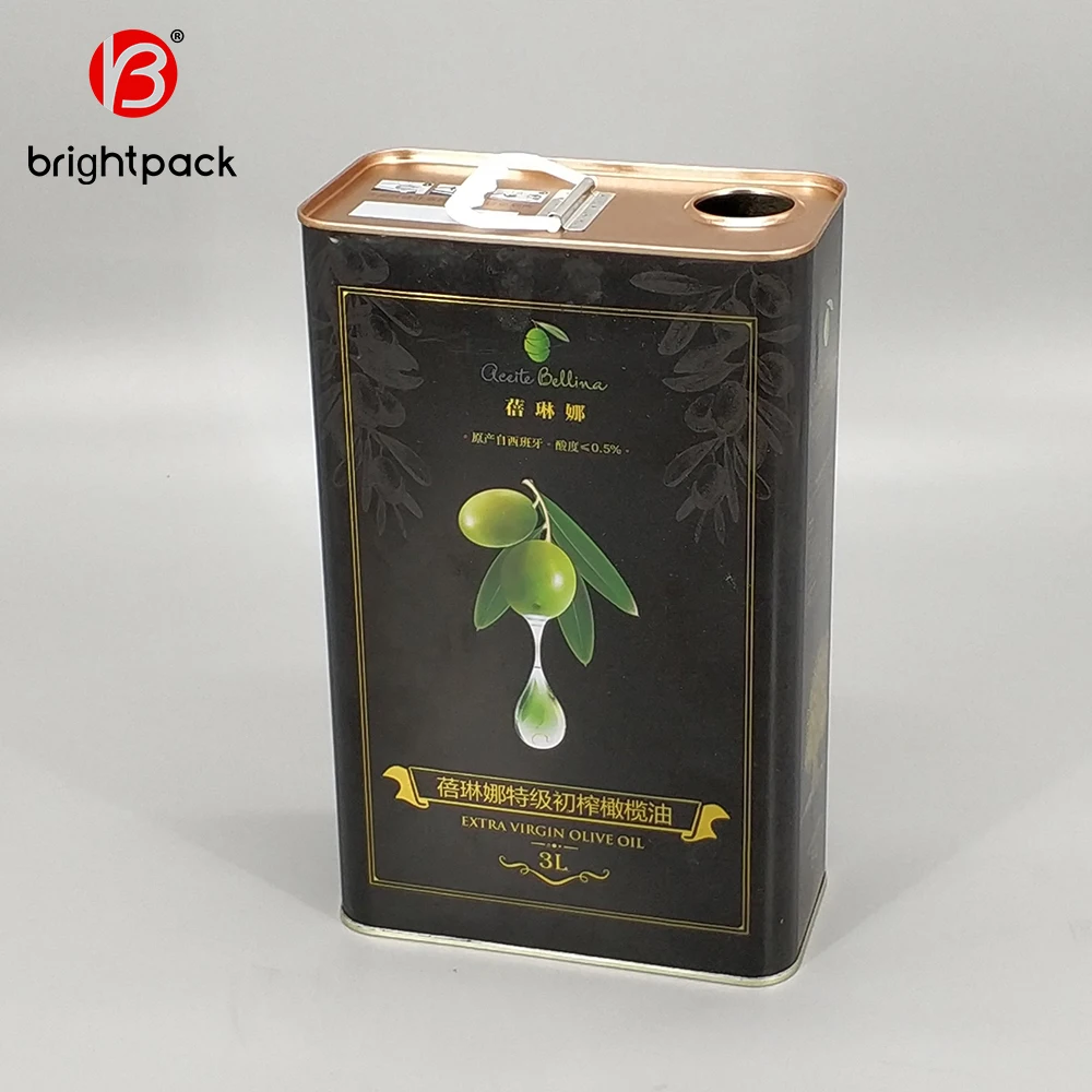 1 Liter Tin Can 5 Liter Peanut Oil Tin Container 1 Gallon Olive Oil Tin ...