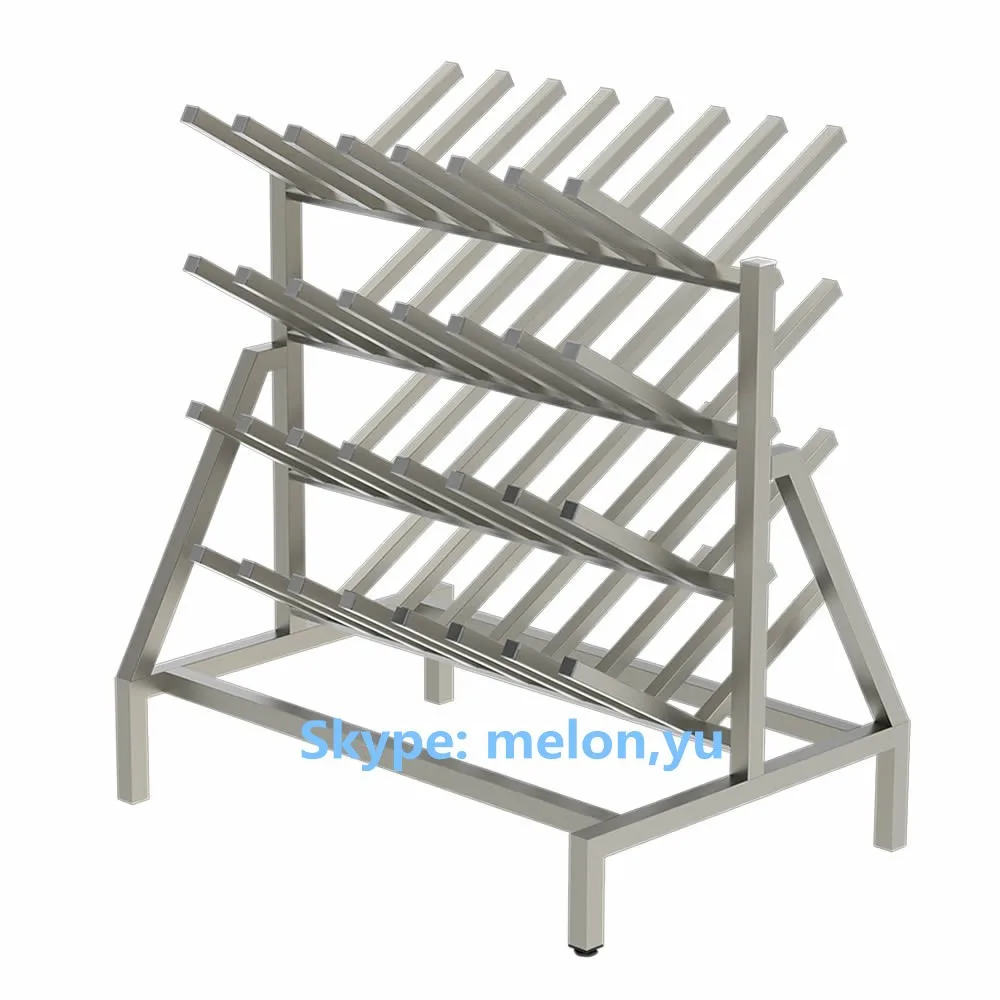 Stainless Steel Mobile Boot Rack 30 For Hospital Or Clean Room - Buy ...
