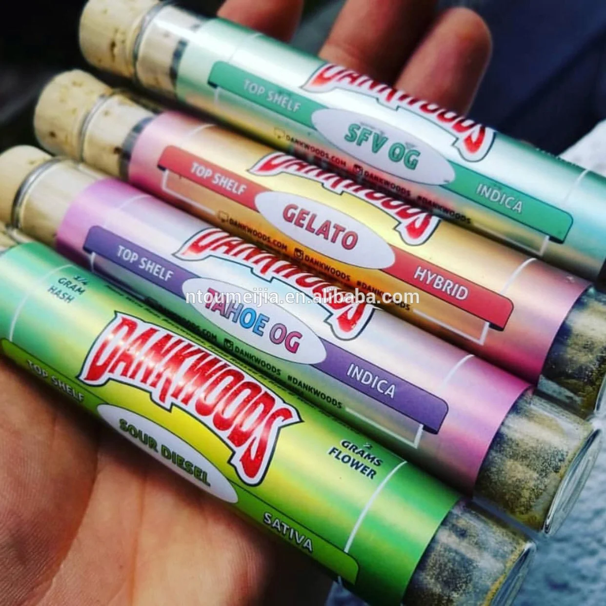 18mm Dankwoods Glass Pre Rolled Leaf Blunt Tubes For Packaging - Buy ...