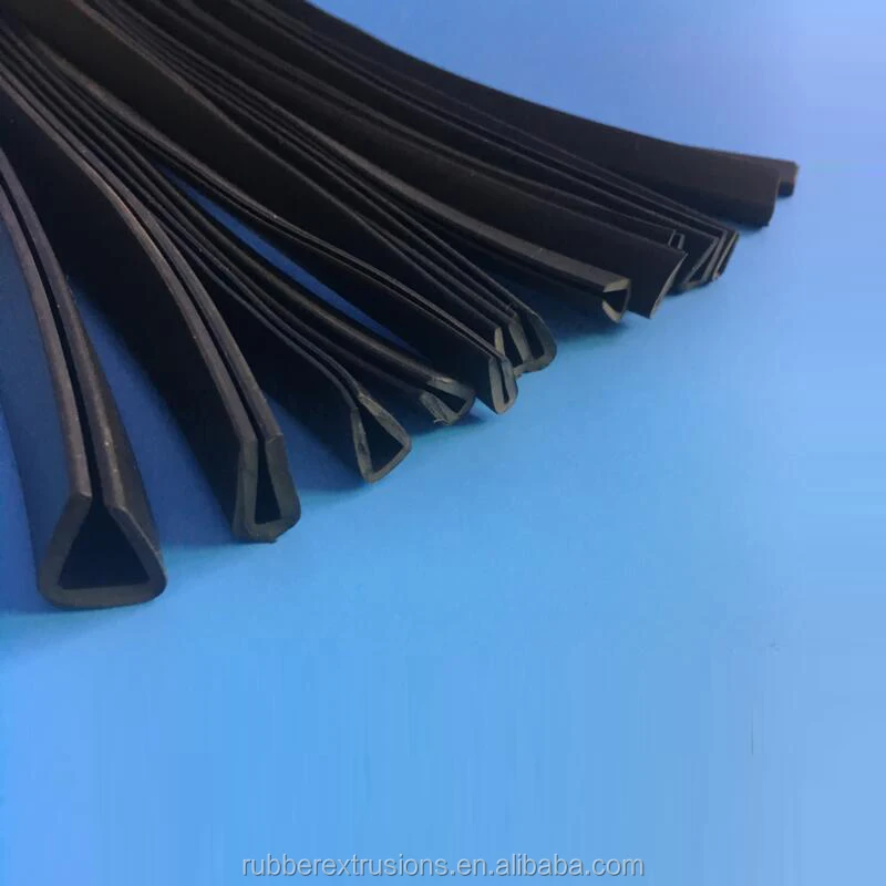 Free Sample U Shape Rubber Profile Sharp Metal Edge Protection Rubber ...