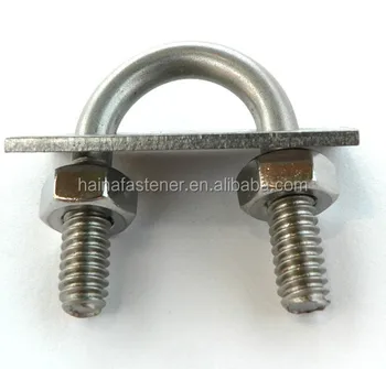 Grade 8.8 U Shape Bolt,Zinc Plated U Type Bolt With Hex Nuts,Black ...