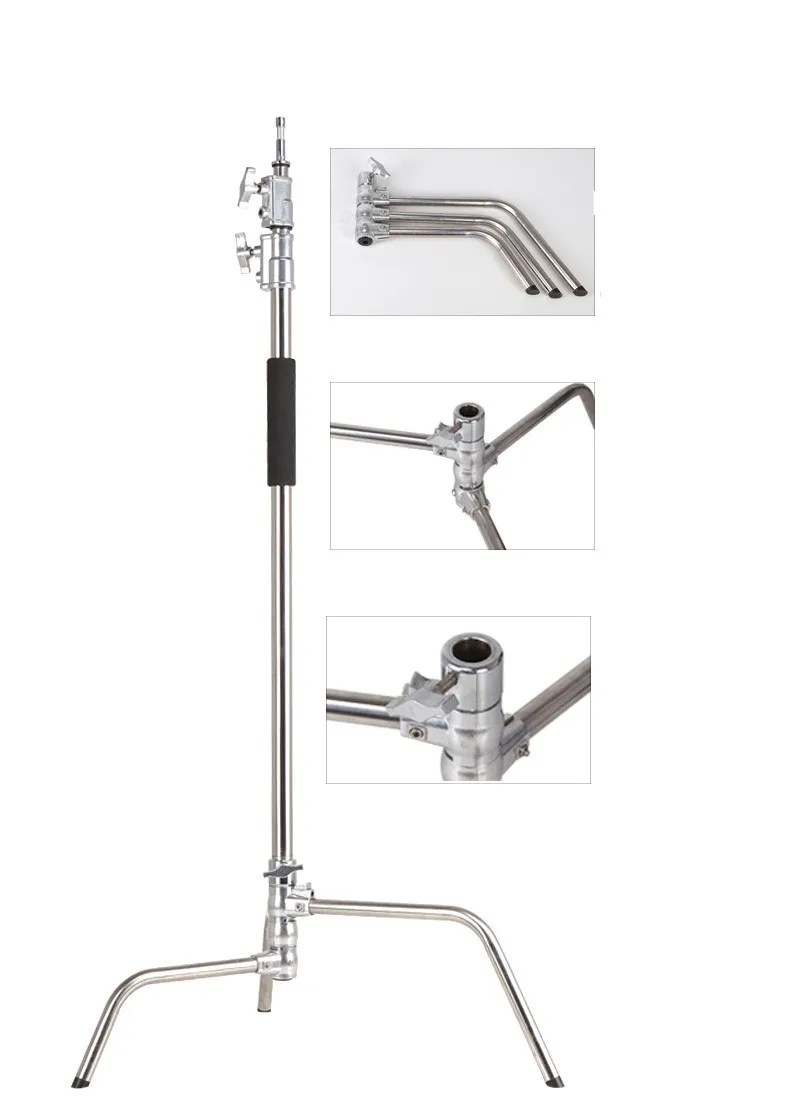 Boom Arm Tripod Stand With 1/4" Screw 20kg Load Compact Support For ...