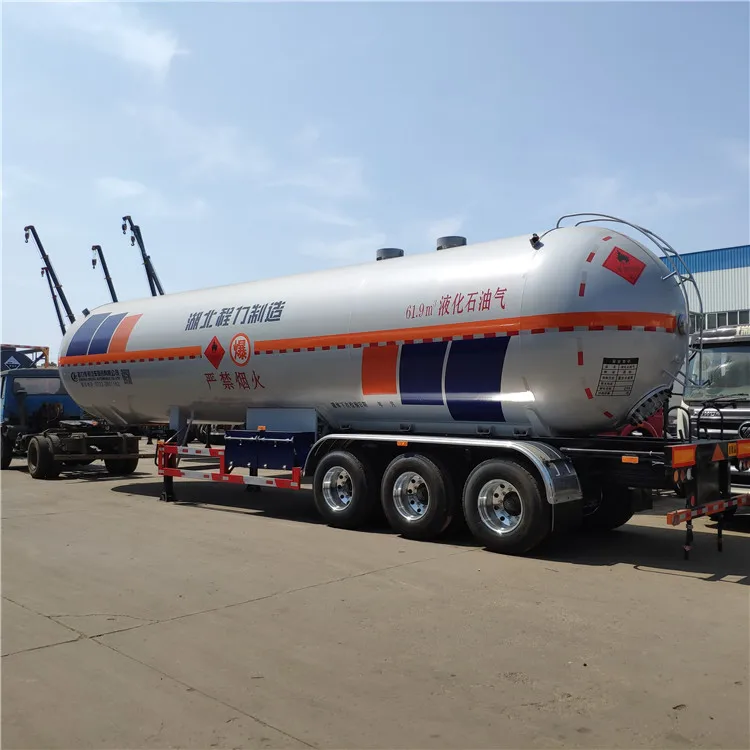 25-30tons Semi Lpg Trailer 50,000-60,000liters Lpg Truck Trailers - Buy ...