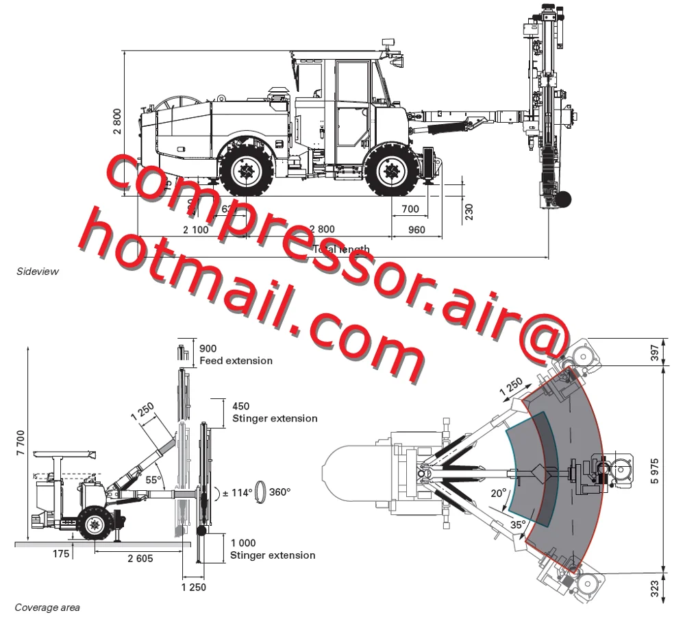 SIMBA M4 / Simba S7/plataformas de perforación/plataformas de ...