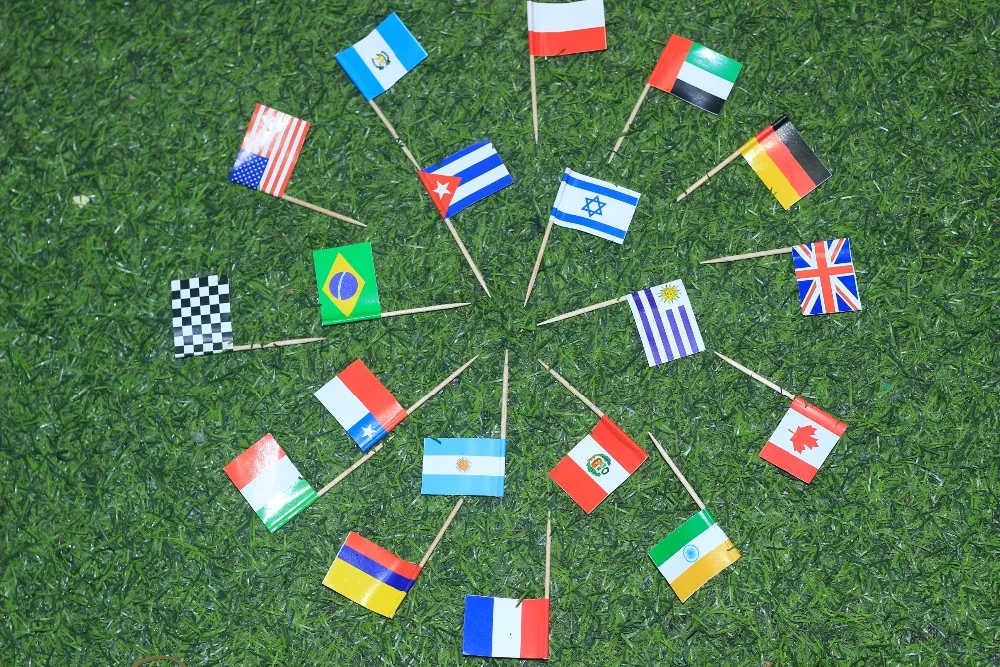 Custom Logo Printing Cocktail Toothpick Flag - Party Fun