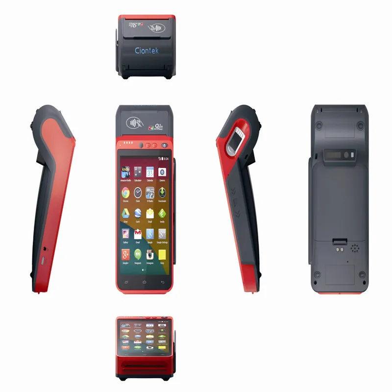 Safedroid Handheld Pos Terminal Based On Android 5.1 With Bt,Wifi,Msr ...