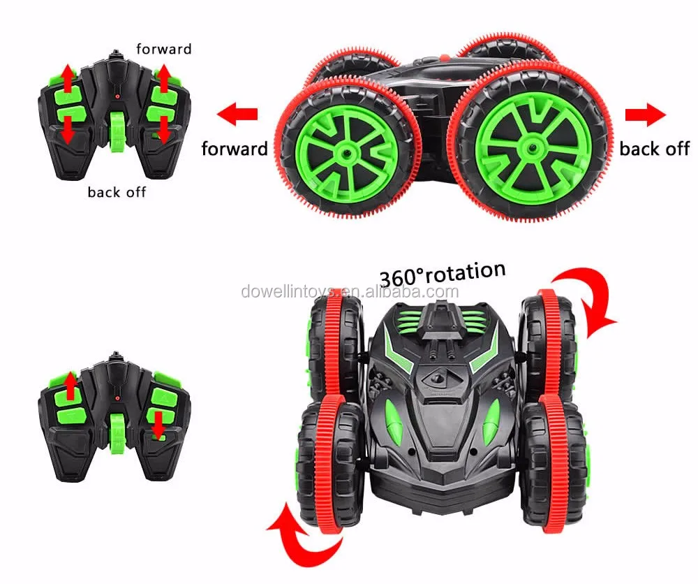 Dwi Dowellin Remote Control Vehicle Double-sided Rc Amphibious Stunt Car - Buy Rc Amphibious ...
