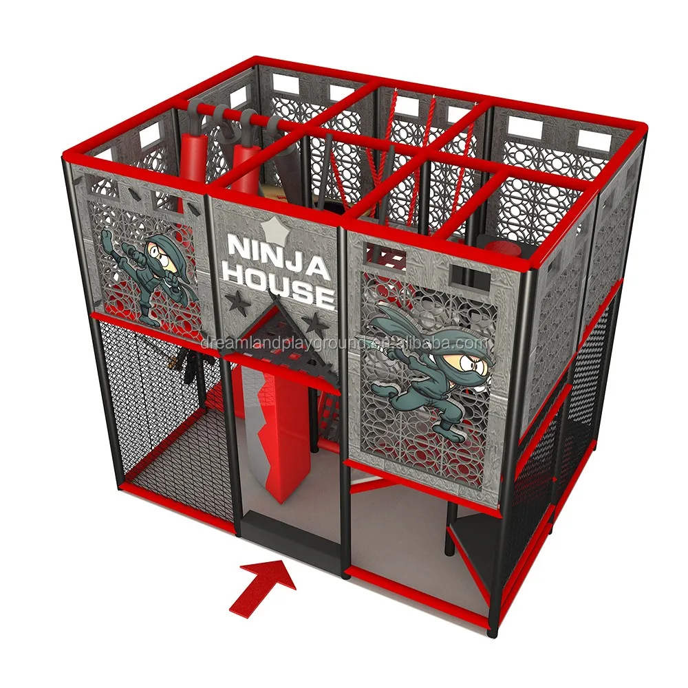 Newly-developed Ninja Warrior Theme Indoor Playground Equipment - Buy ...