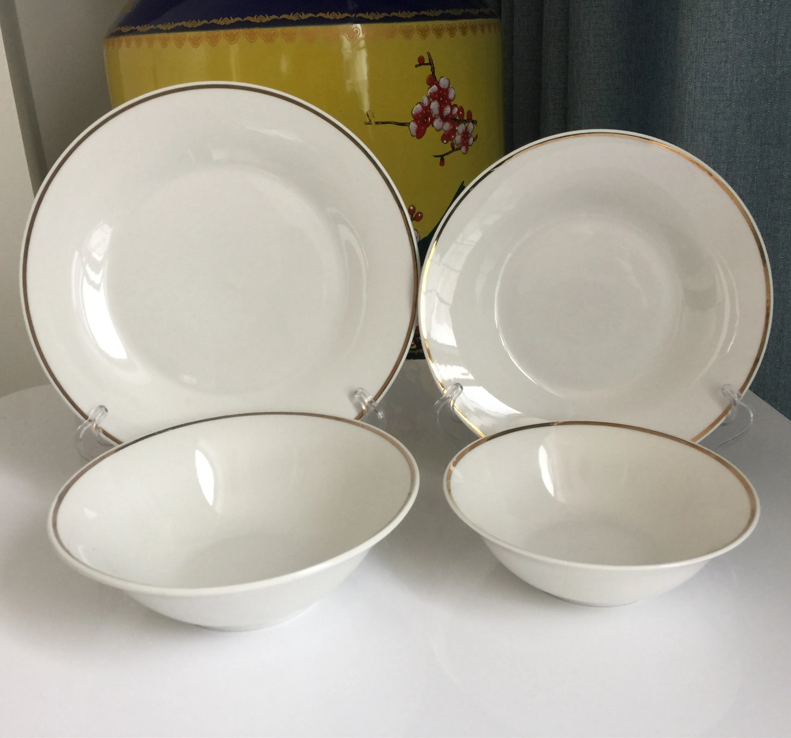 Exquisite And Stylish Ceramic Tableware Ceramic Soup Plate Decorated ...