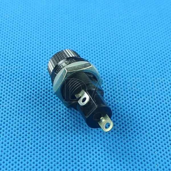 Electrical 13mm 10a 250vac 2 Pin Round 5x20 Panel Fuse Holder - Buy ...