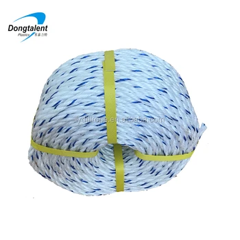 White Blue Longline Fishing Twisted Plastic Polypropylene String Rope ...