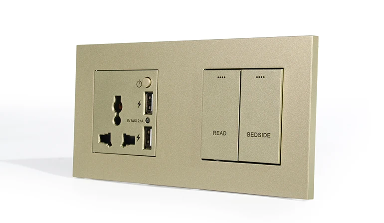 Modbus Communication Bedside Switch Panel And Universal Power Socket Of ...