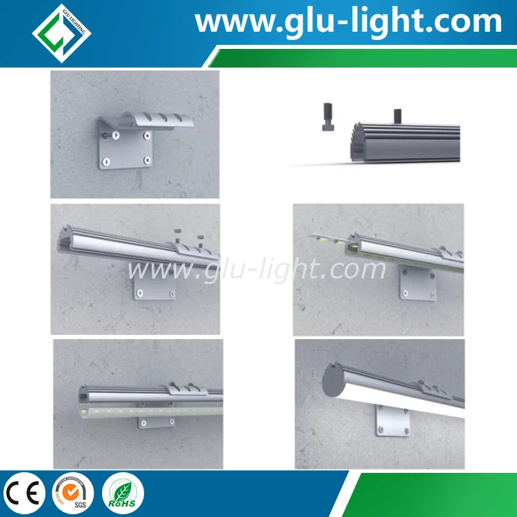 Anodized T5 Alu Round Led Pendant Light, Round Aluminum Led Profile ...