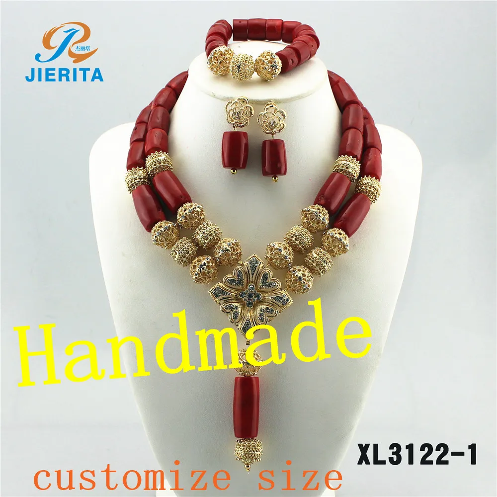 Xl3122-1 Hot Sale Red Color Woman Accessories Jewellery Necklace ...