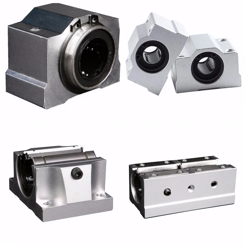 Aluminum Shf Series Shaft Rod Support Linear Shaft Bearing Housing Shf ...