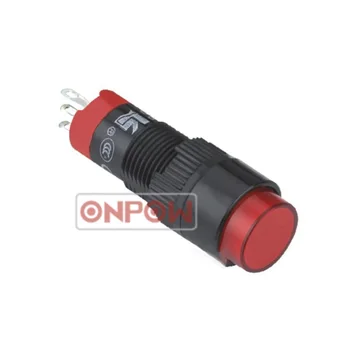 Onpow 10mm Illuminated Momentary Round Push Button Switch(las3y-11/r ...