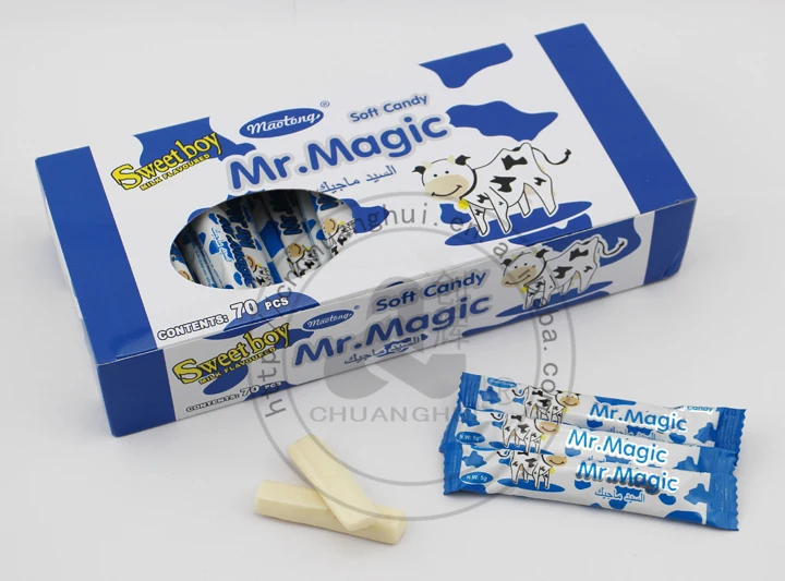 Mr.magic Milk Flavoured Chewy Candy,Milk Soft Candy - Buy Milk Candy ...