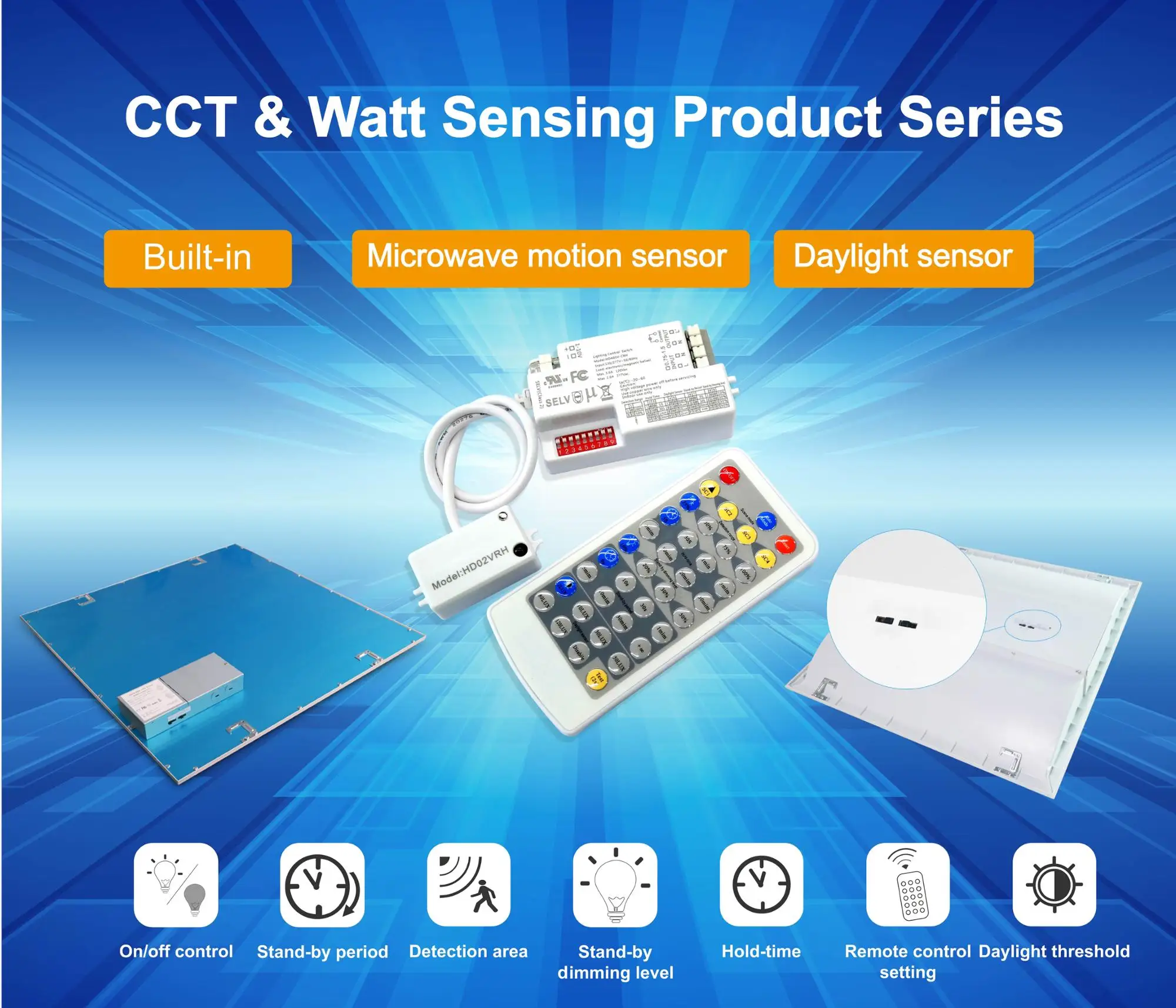Wattage And Cct Tunable Panel Light With Sensing And Emergency Function Buy Led Panel Light