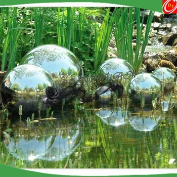 Floating Stainless Steel Orbs Ball For Pond Decoration - Buy Stainless ...