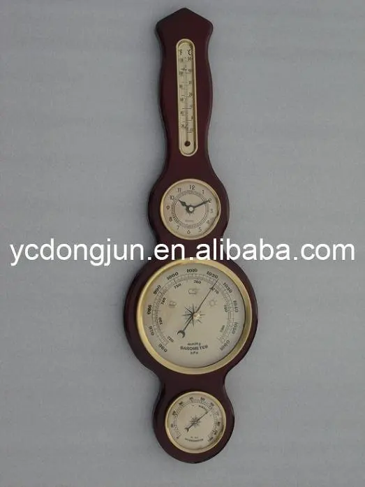 Wall Clock Barometer Thermometer Hygrometer - Buy Wall Clock Barometer ...