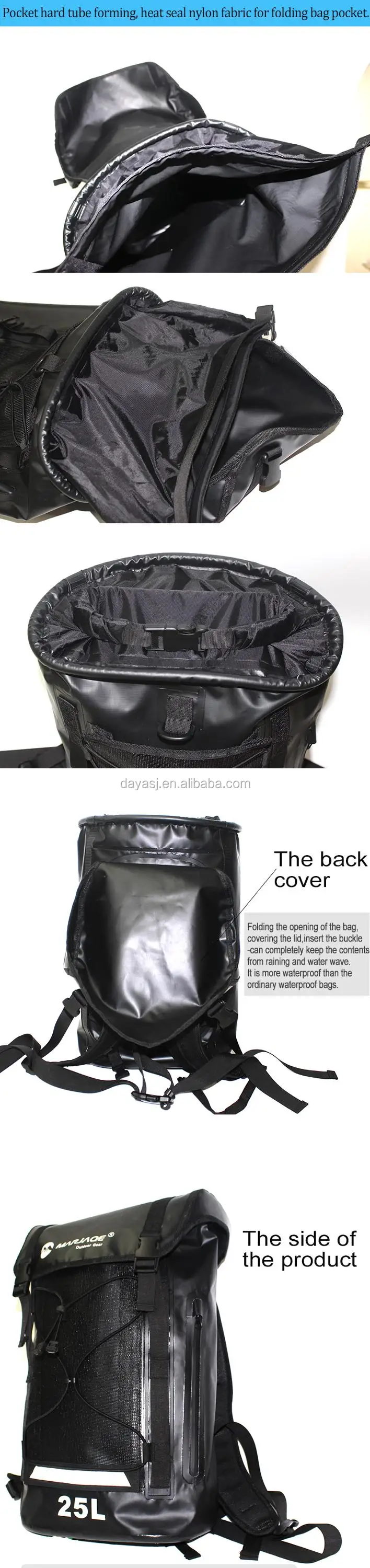 Latest Design Net Bag With Inner Pocket Waterproof Backpack Dry Bag ...
