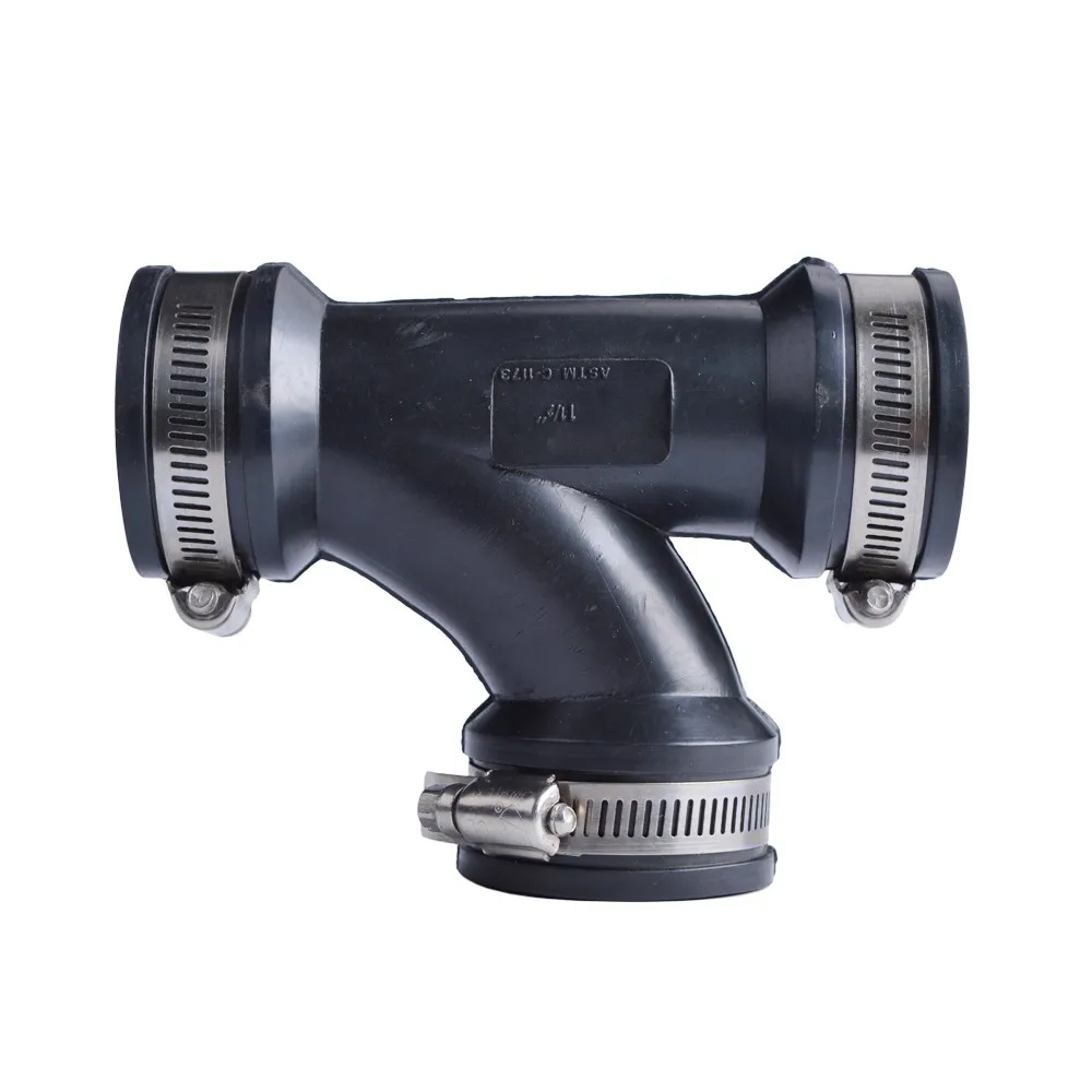 Qwik Tee Flexible Rubber Coupling With Stainless Steel Clamp - Buy ...