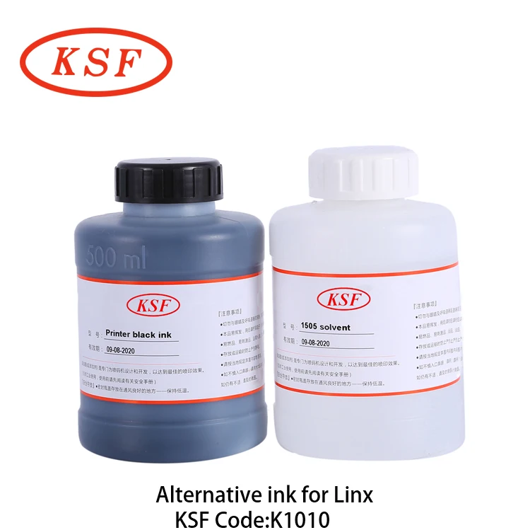 Linx Ink Solvent Ink 1010 0.5l Plastic Printing Ink For Linx Inkjet ...